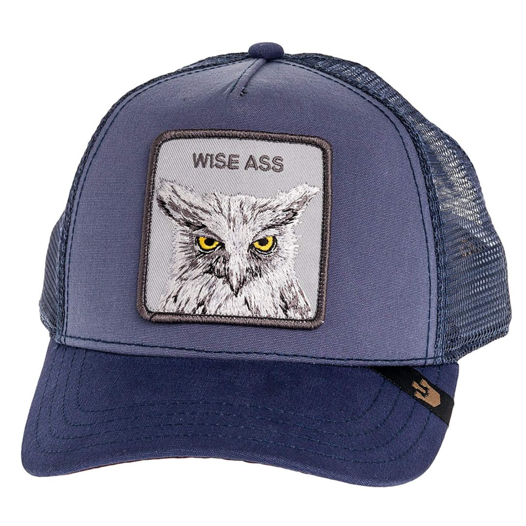 Gorra animales GOORIN BROS Trucker Wise Ass blue Búho azul - MartimpeBerart