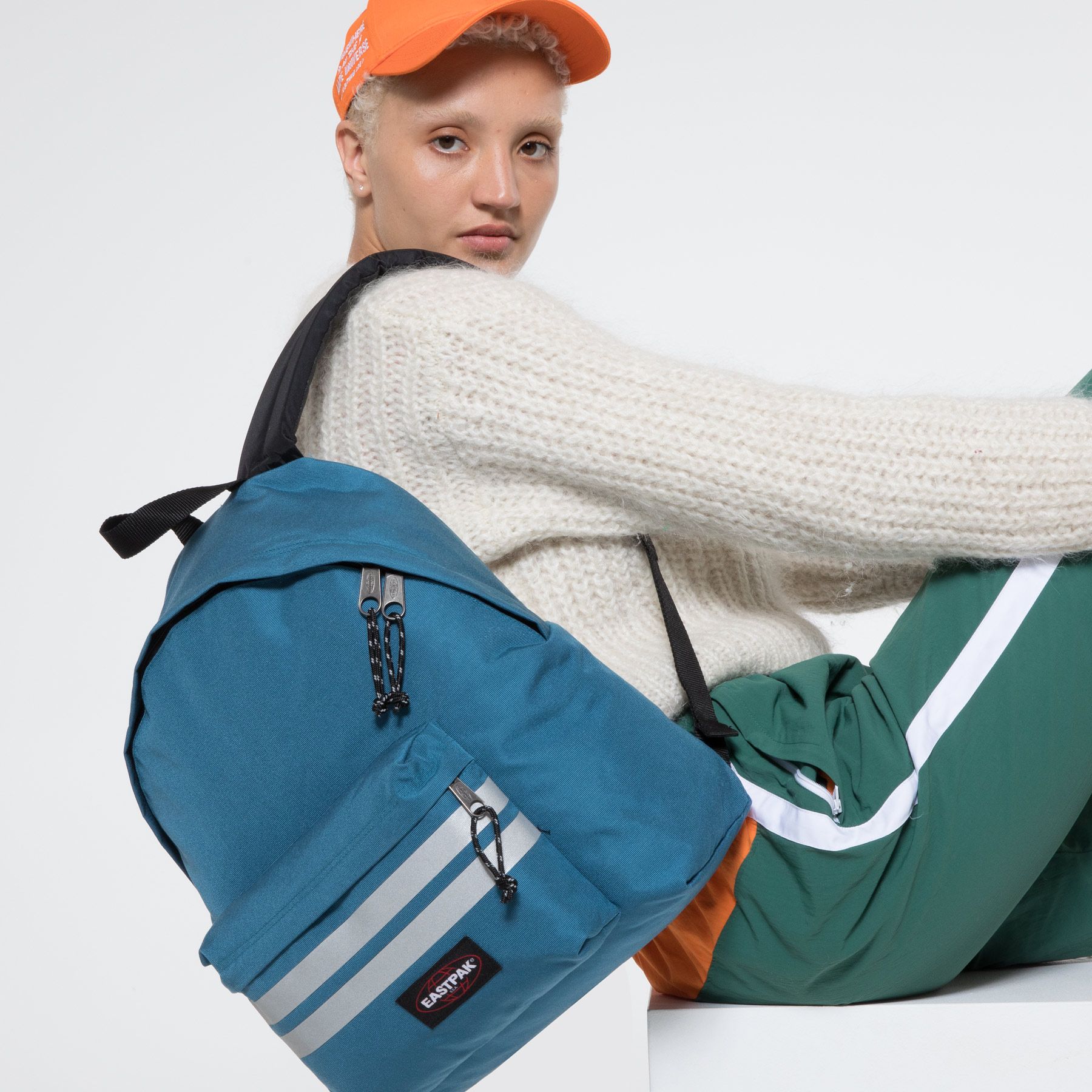 MOCHILA EASTPAK Padded Pak'r® EK62030Y Reflective Blue azul reflectante ...